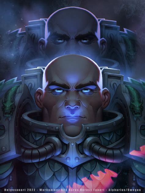 Omegon And Alpharius Warhammer 40k Drawn By Johanneshelgeson Danbooru