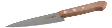 Faca Cozinha Collins Peixeira Cabo Madeira 5 Mercadolivre