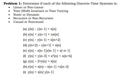 Solved Problem 1 Determine If Each Of The Following