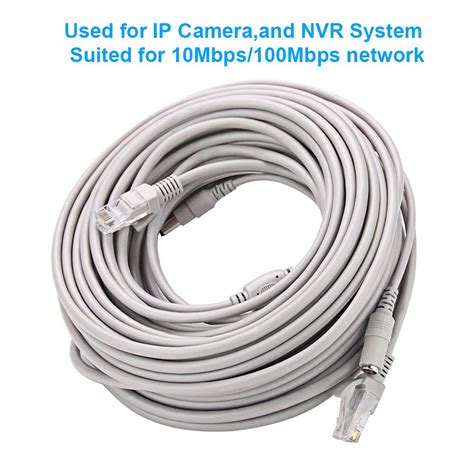 Ip Camera Cable Cctv5 30m Optional Gray Cat5cat 5 Grandado
