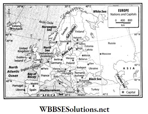 Wbbse Solutions For Class 7 Geography Chapter 11 Map Pointing Wbbse