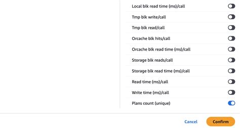 Cloudwatch Database Insights を使用した実行プランの分析 Amazon Cloudwatch