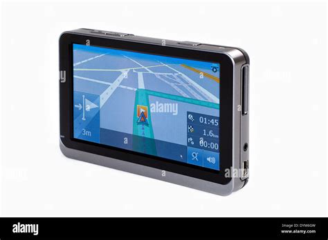 Elegant Design GPS Navigation Isolated On White Background Stock Photo Alamy
