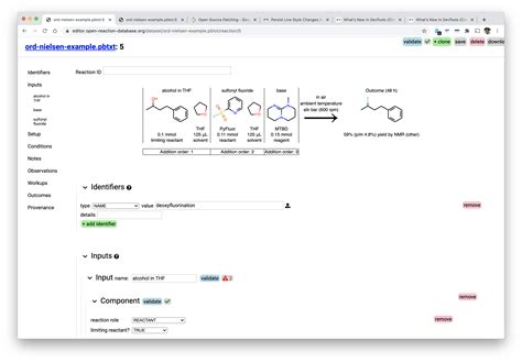 Ux Improvements For The Editor · Issue 4 · Open Reaction Databaseord Editor · Github