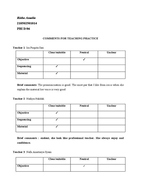 Assessment Riska Amalia Pdf Educational Environment Behavior