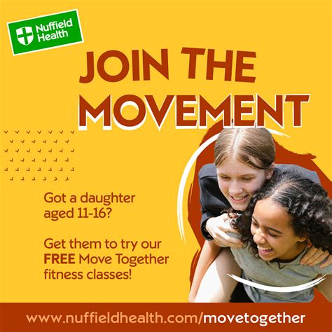 Nuffield Health Our Free Move Together Fitness Classes