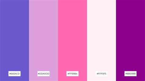 The Best 15 Purple Lilac Color Palette Combinations Piktochart