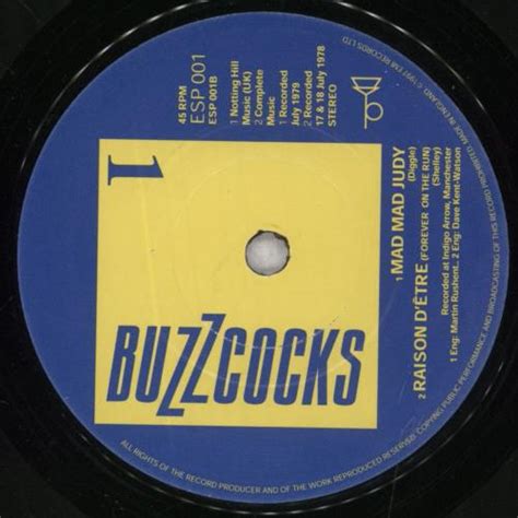 Buzzcocks What Do I Get A Label Uk Promo 7 Vinyl Single 7 Inch