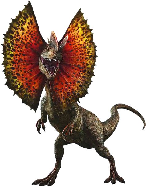 Dilophosaurus Render Png Jurassic World Rebirth By Jurassicworldcards