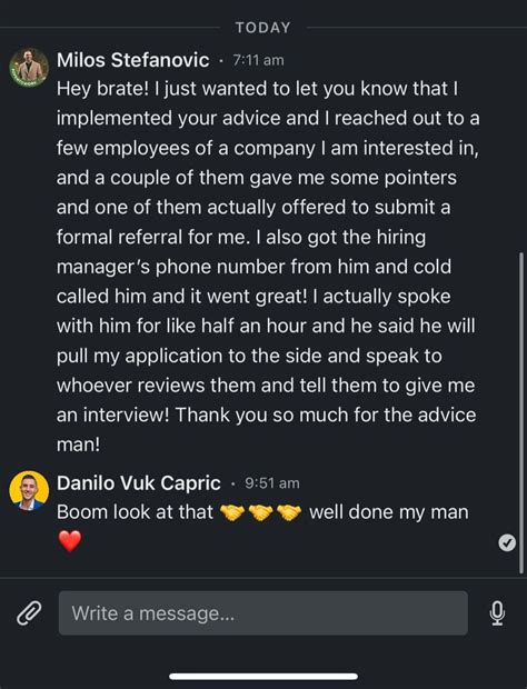 In Just 24 Hours Milos Stefanovic Landed An Interview By Cold Calling