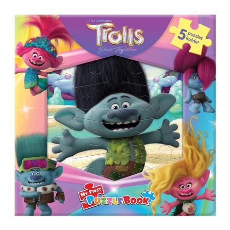 Phidal My First Puzzle Book Dreamworks Trolls Home Bargains