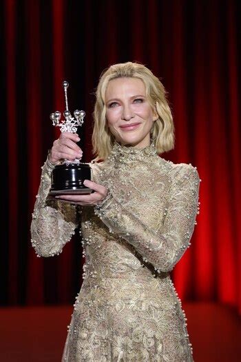 Cate Blanchett Recoge El Premio Donostia El Mundo Es Un Lugar