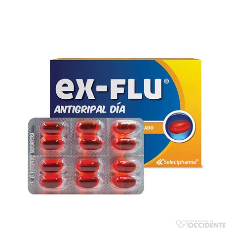 Ex Flu Dia Capsula Gelatina Suave X 2 Caja De 30 Sobres Farmacias