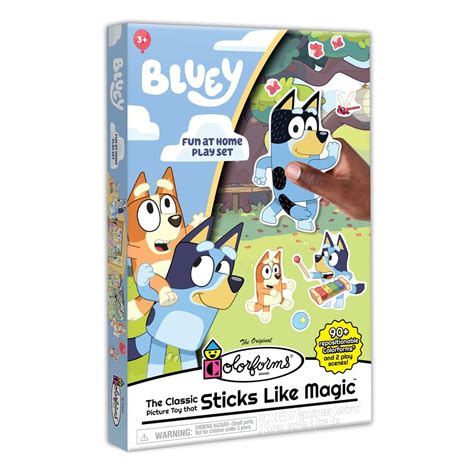 Buy Colorforms Bluey Set Repositionable Pieces Stick Like Magic Scenes And Pieces From The