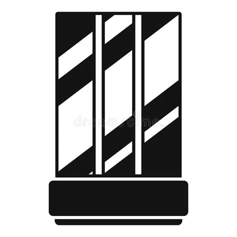 Home Cabin Icon Simple Vector Room Bath Stock Vector Illustration Of