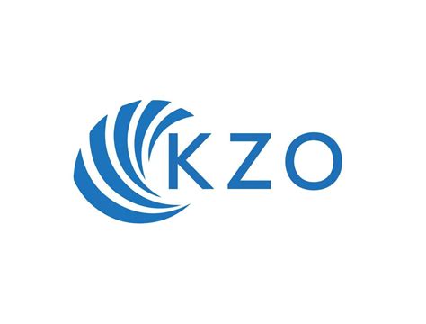 Kzo Resumen Negocio Crecimiento Logo Diseño En Blanco Antecedentes Kzo