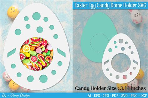 Happy Easter Candy Dome Svg Graphic By Otvey Design · Creative Fabrica