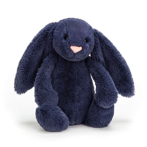 Bashful Navy Bunny Official Jellycat