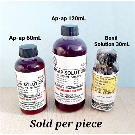 Bonil Solution 30ml Ap Ap Solution 30ml 60ml 120mlsalicylic Acid