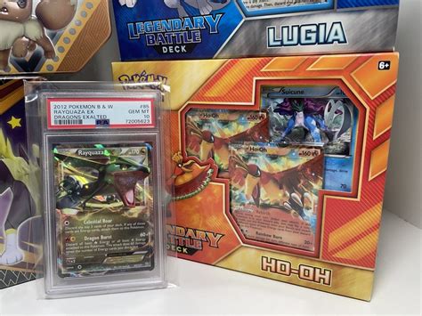 2012 Pokemon Black And White Rayquaza Ex Dragons Exalted 85124 Gem Mint