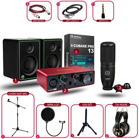 Combo Thu âm Solo Gen 3 Và Micro Akg P120 Home Studio ThiẾt BỊ
