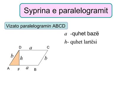 Syprina E Paralelogramit Ppt