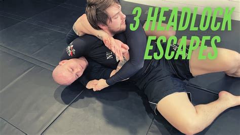 3 Headlock Escapes From The Ground Youtube