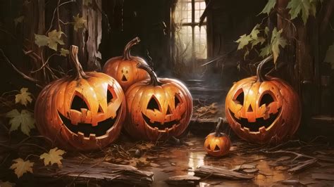 Laughing Wallpaper 4k Halloween Pumpkins