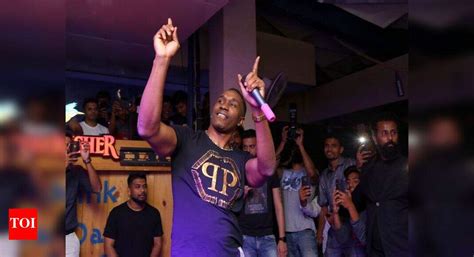 When Dwayne John Bravo Performed At Hammered Bengaluru Events Movie News Times Of India