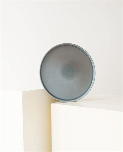 Plato Plano Con Borde 29 Ø Cms Ataula Cerámica Artesanal Contemporánea