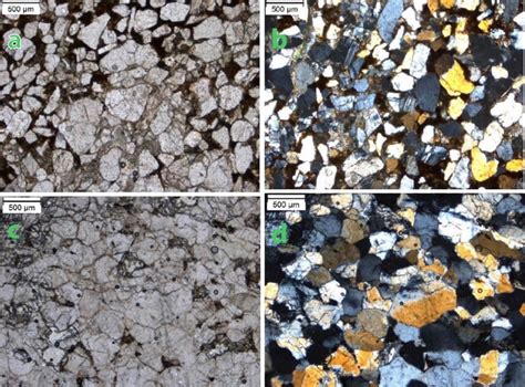 Phyllitic Quartzite A Ppl And B Xpl Medium Grain Of Well Developed