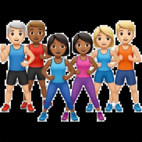 Community Fitness Events Emoji Ai Emoji Generator
