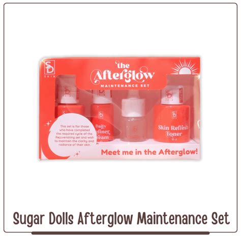 Sd Skin Sugar Dolls Afterglow Maintenance Facial Set Lazada Ph