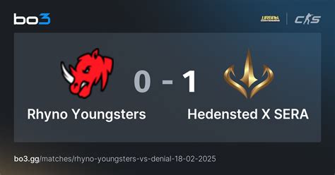 Rhyno Youngsters Vs Hedensted X Sera Cs2 Match At Urban Contenders 4