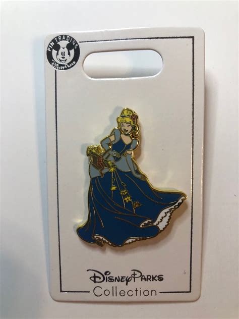 Disney Cinderella Pin New Disney Princess Pin Cinderella Blue Dress New