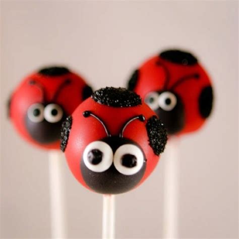 Ladybug Cake Pops Cake Pops Pinterest Ladybug Cake Pops Ladybug Cake Cake Pops