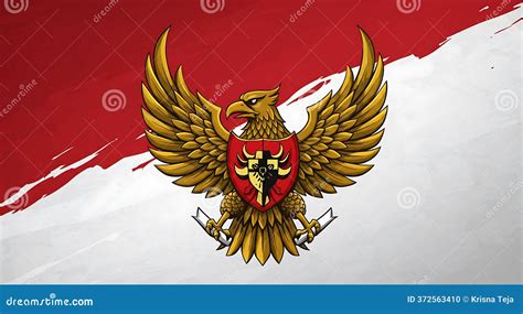 National Emblem Of Indonesia Garuda Indonesia Pancasila Gold Garuda