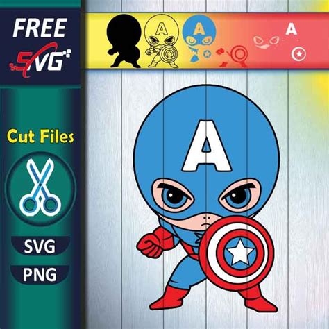 Captain America Svg Free Avengers Svg Free Svg Vinyl Crafts