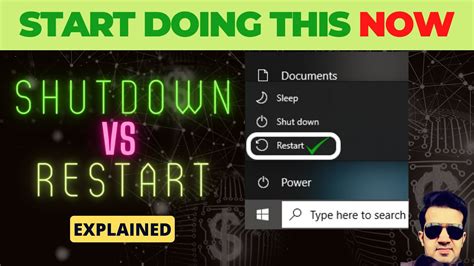 Shutdown Vs Restart Start Doing This Now Reason Explained Youtube