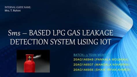 Iot Based Intelligent Gas Leakage Detector Using Arduino Pptx