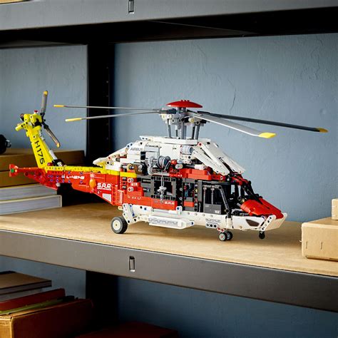 Lego Technic Airbus H175 Rescue Helicopter 42145 Ages 11 Soar To