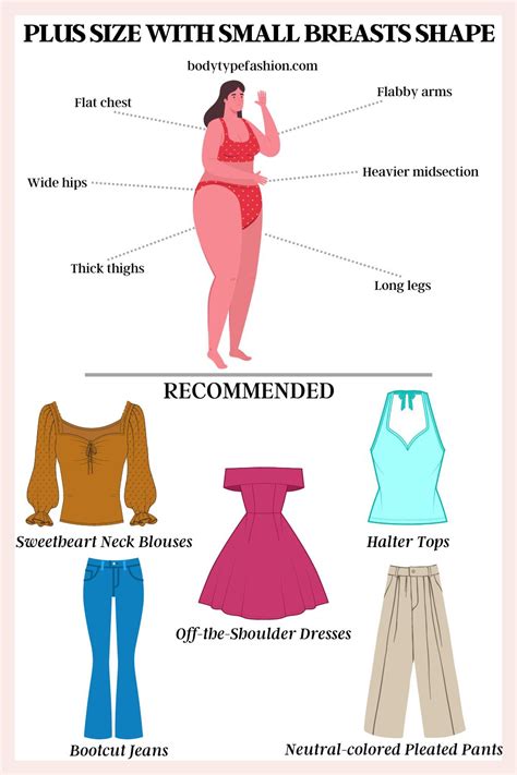 How To Dress Plus Size With Small Breasts Fashion For Your Body Type