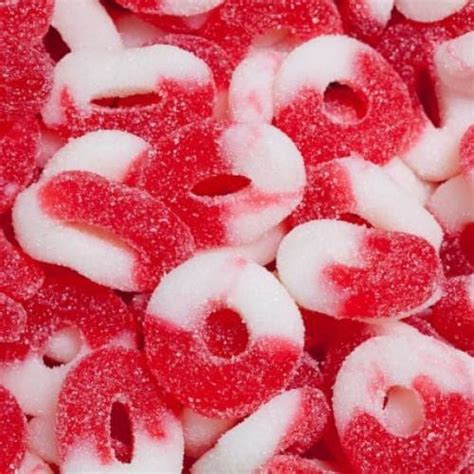 Bayside Candy Gummy Cherry Rings 1lb