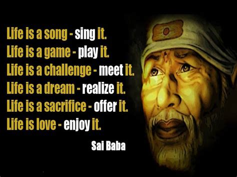 Sai Baba Inspiring Life Quotes Hd Wallpapers Download God Wallpaper Photos