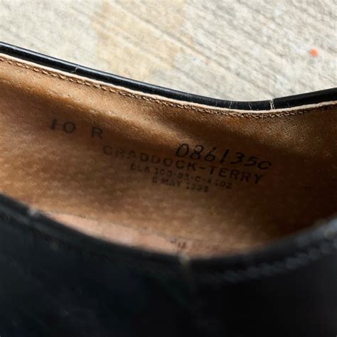 80s U S Navy “craddock Terry” Service Shoes 10r 28cm 80年代 サービスシューズ 革靴