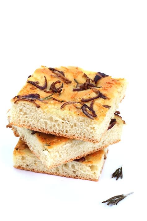 Bread Slices Focaccia Stock Image Image Of Shot Baked 12600863