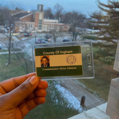 I Love A Good Id Card 💙 Myles Johnson For Ingham County