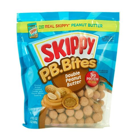 Skippy P B Bites Double Peanut Butter 24 Oz