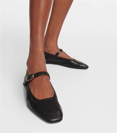 Mary Jane Flats Leather Mary Jane Flats Leather
