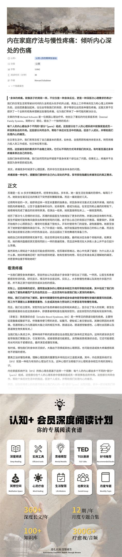 内在家庭疗法与慢性疼痛：倾听内心深处的伤痛 哔哩哔哩